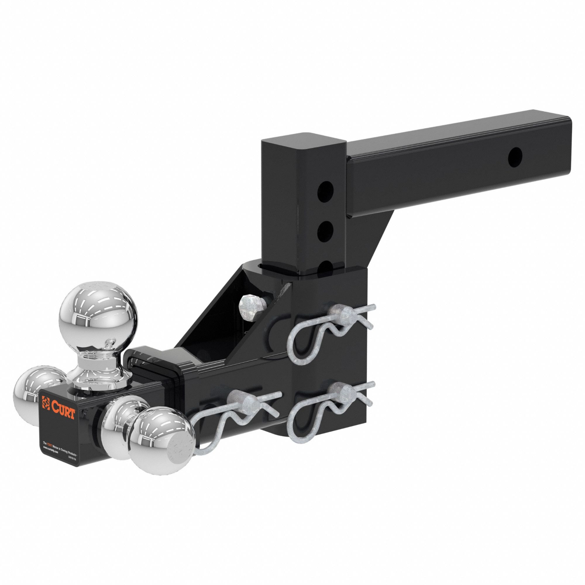CURT, IV, 2 in_1 7/8 in_2 5/16 in Ball Dia, Towing Ball Mount - 809LR5 ...