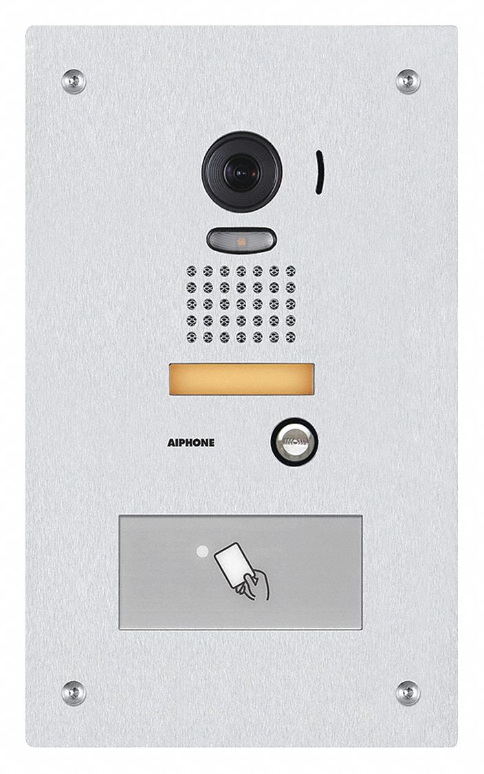 AIPHONE, 11 51/64 in Ht, 7 in Wd, Door Station - 457F12|JP-DVF-HID ... AIPHONE, 11 51/64 in Ht, 7 in Wd, Door Station - 457F12|JP-DVF-HID ...
