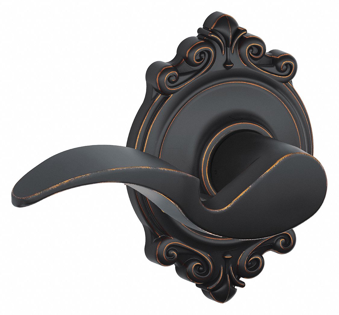 SCHLAGE RESIDENTIAL, Passage Lever Locksets, Bronze, Door Lockset ...