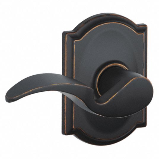 SCHLAGE RESIDENTIAL, Passage Lever Locksets, Bronze, Door Lockset ...