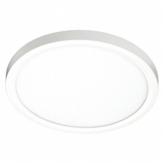 11 in Dia, White, LED Surface Mount Fixture - 457L56|JSF 11IN 13LM 40K ...