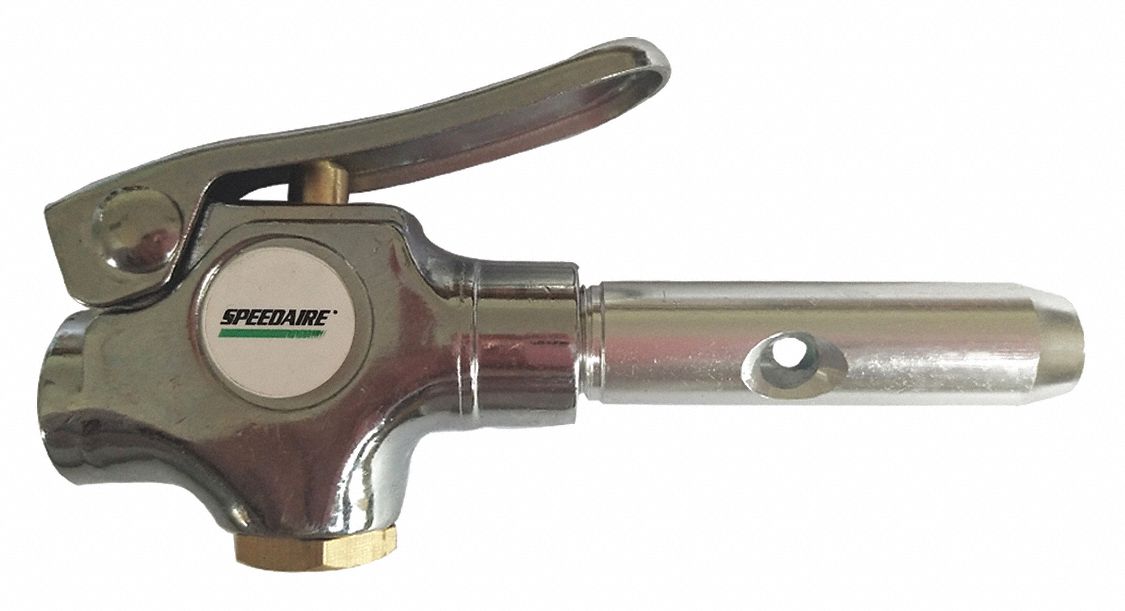 SPEEDAIRE Air Gun: Thumb-Lever Grip, Aluminum, 1/4 in NPT Female, 1 ...