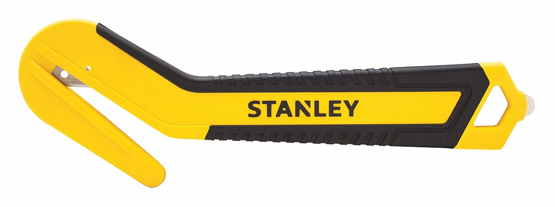 STANLEY, 7 1/2 in Overall Lg, Steel, Safety Cutter - 458J64|STHT10357 ...