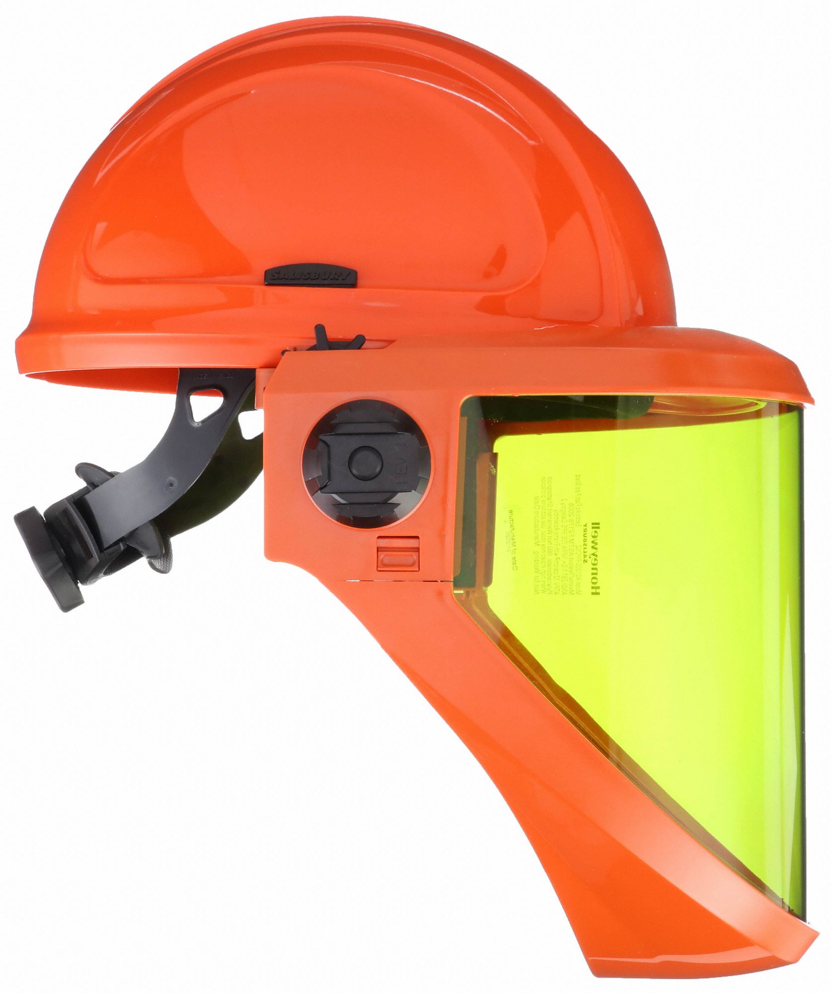 SALISBURY AF Faceshield, Type 1, Class E, Orange - 458P15|AS1200HAT-PPC ...