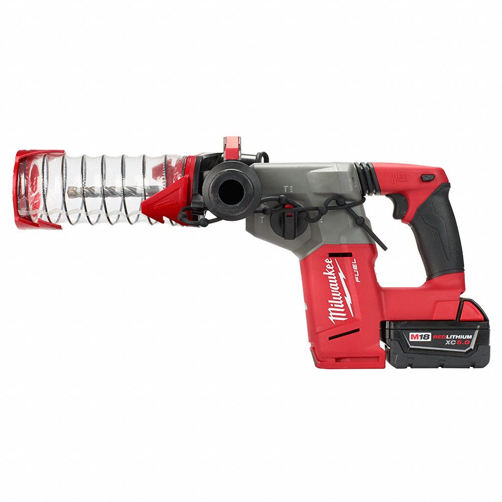 MILWAUKEE Dust Extraction Tool Attachment: On-Tool, Self-Contained ...