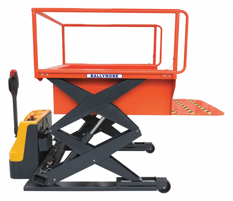 BALLYMORE Mesa Elevadora,Acero,Móvil,1500 lb. - Mesas de Elevación ...