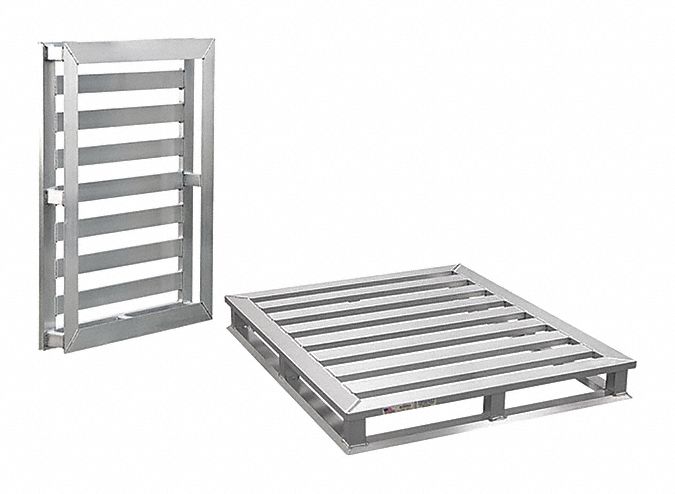 APPROVED VENDOR PALLET,GRAY,40" WIDTH,ALUMINUM,48" L - Pallets ...