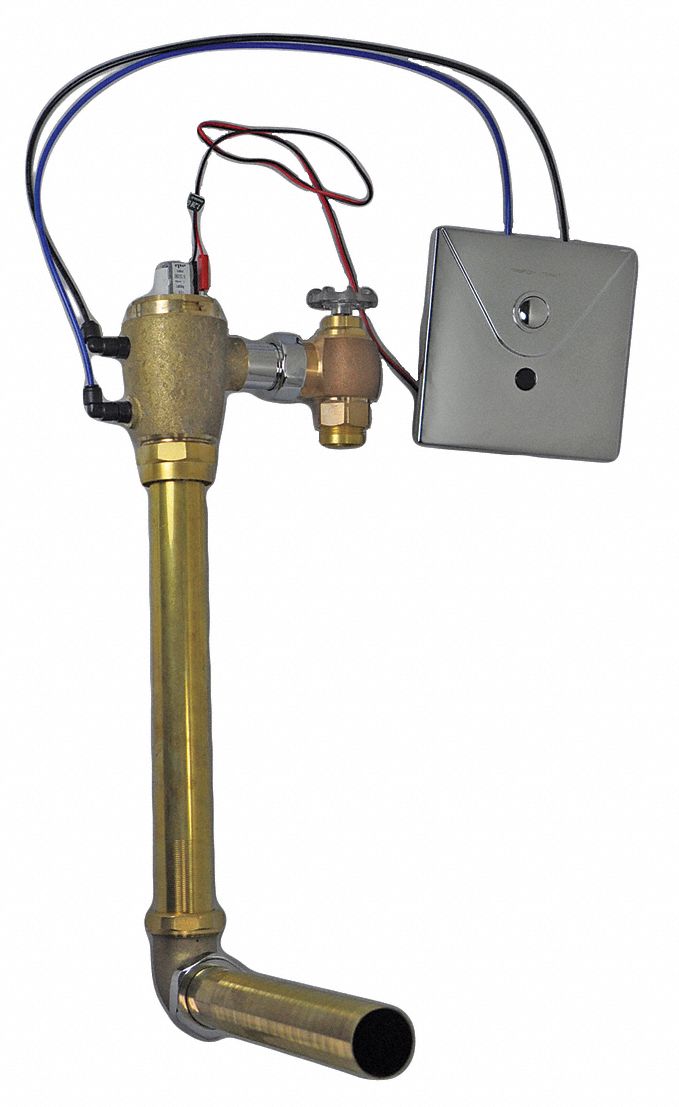 Rear Spud, Automatic Flush Valve, 1.28 Gallons per Flush - Grainger