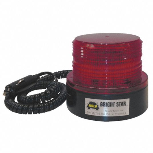 Stobe Light,Red,Flashing - Grainger