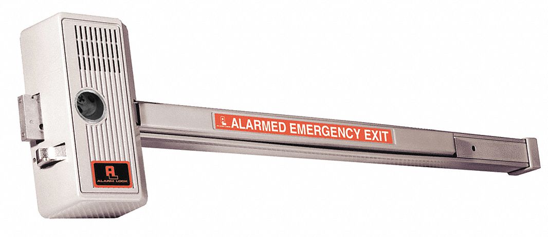 Rim Exit Device, Exit Device, Satin Aluminum, 700, 36 in Door Width ...