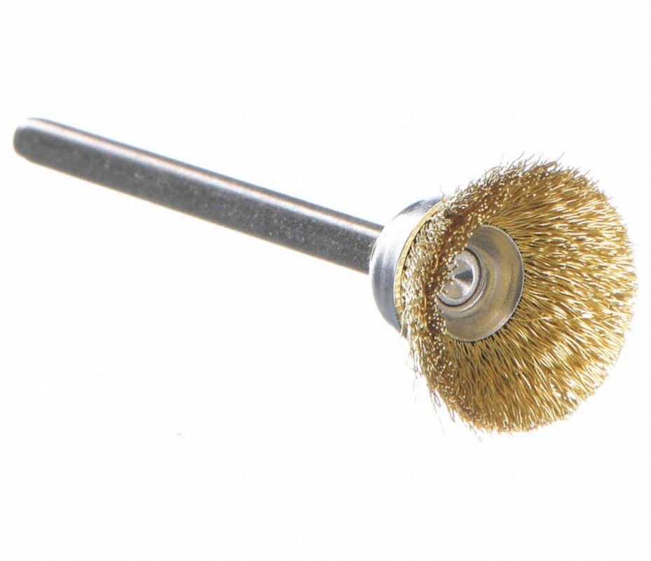 DREMEL Cepillo , Copa , Latón , 15 , 000 rpm , Piezas por paquete: 2 ...
