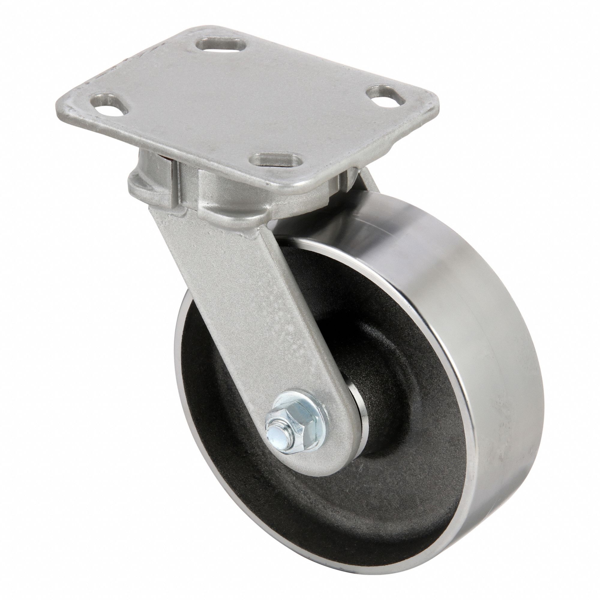 HAMILTON, Swivel, Steel, Plate Caster - 45AN52|S-ZFWH-6FSB - Grainger