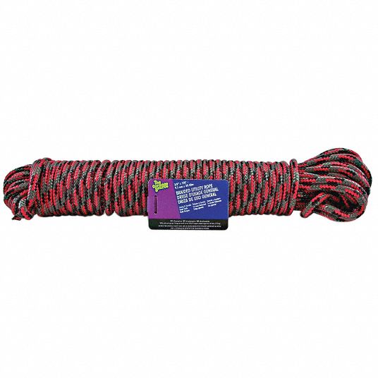 Double Braid, 3/8 in Dia, General Purpose Utility Rope - 45AV32|268SM ...