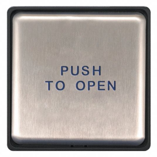 BEA, 4 3/4 in Ht, 1 in Dp, Exit Push Button - 45AX51|10EMS475 - Grainger