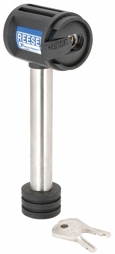 REESE Receiver Lock: Key, 5/8 in, Stainless Steel, (2) Keys - 45C160 ...