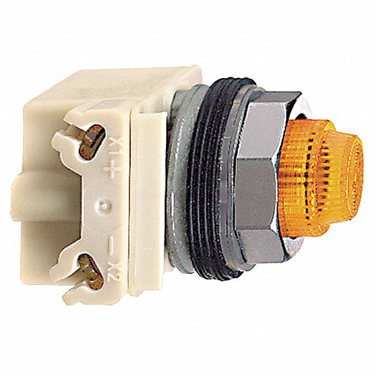 SCHNEIDER ELECTRIC, 30 mm Panel Mounting Size, Amber, Pilot Light ... SCHNEIDER ELECTRIC, 30 mm Panel Mounting Size, Amber, Pilot Light ...