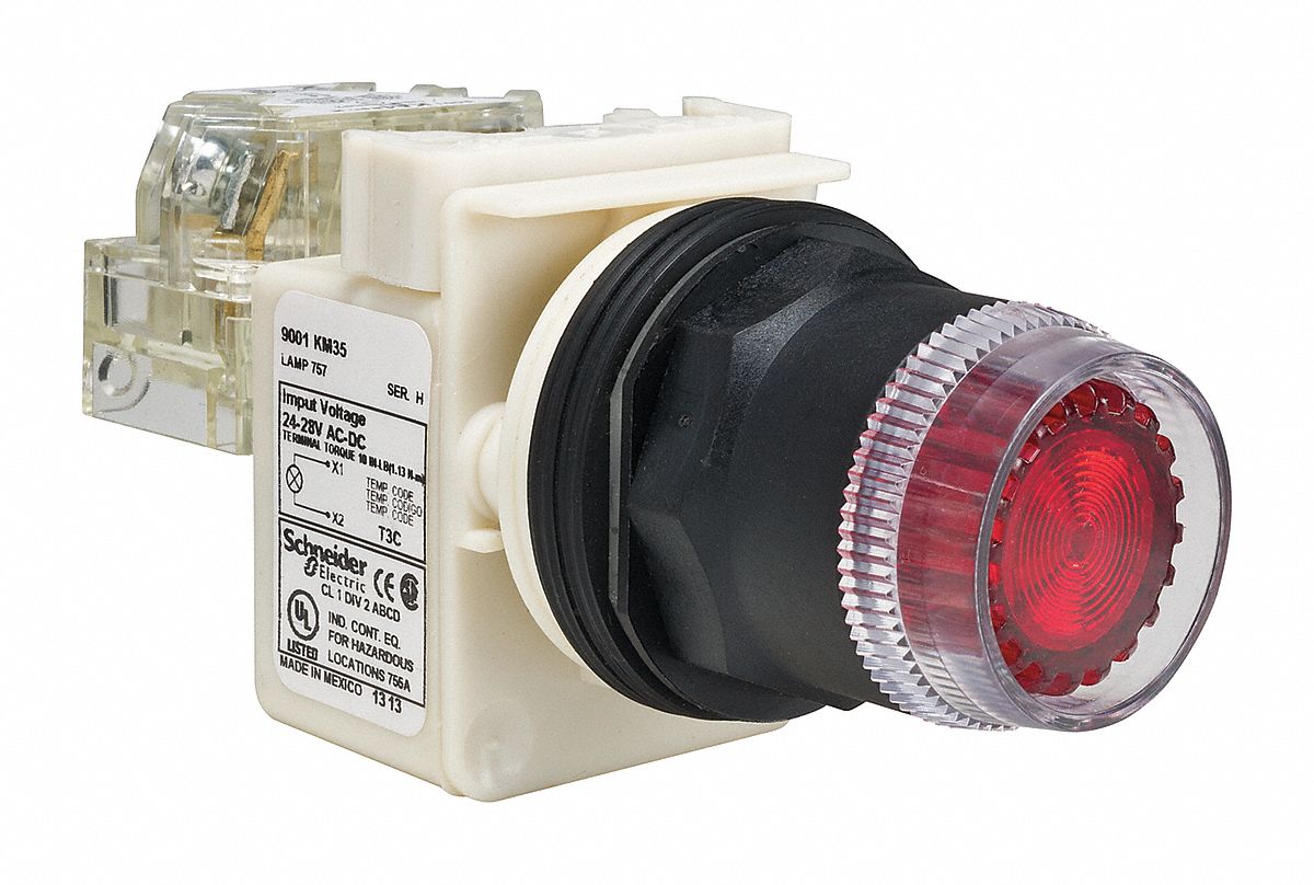 SCHNEIDER ELECTRIC, Illuminated, Flush Profile, Illuminated Push Button ...