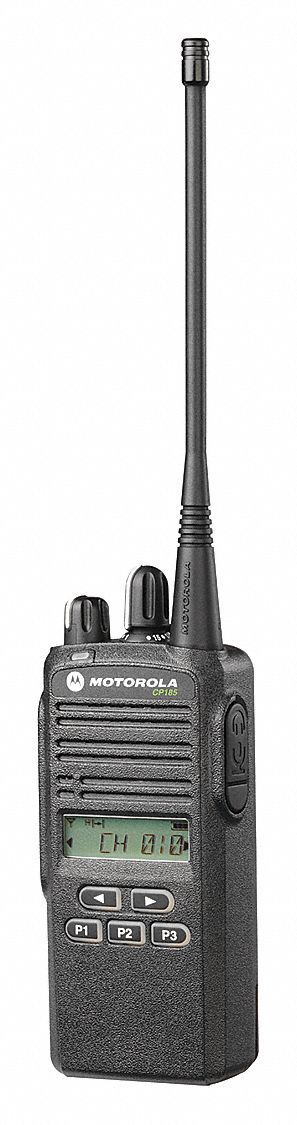 MOTOROLA, CP185 Series, VHF, Handheld Two Way Radio - 45CA55|CP185 ...