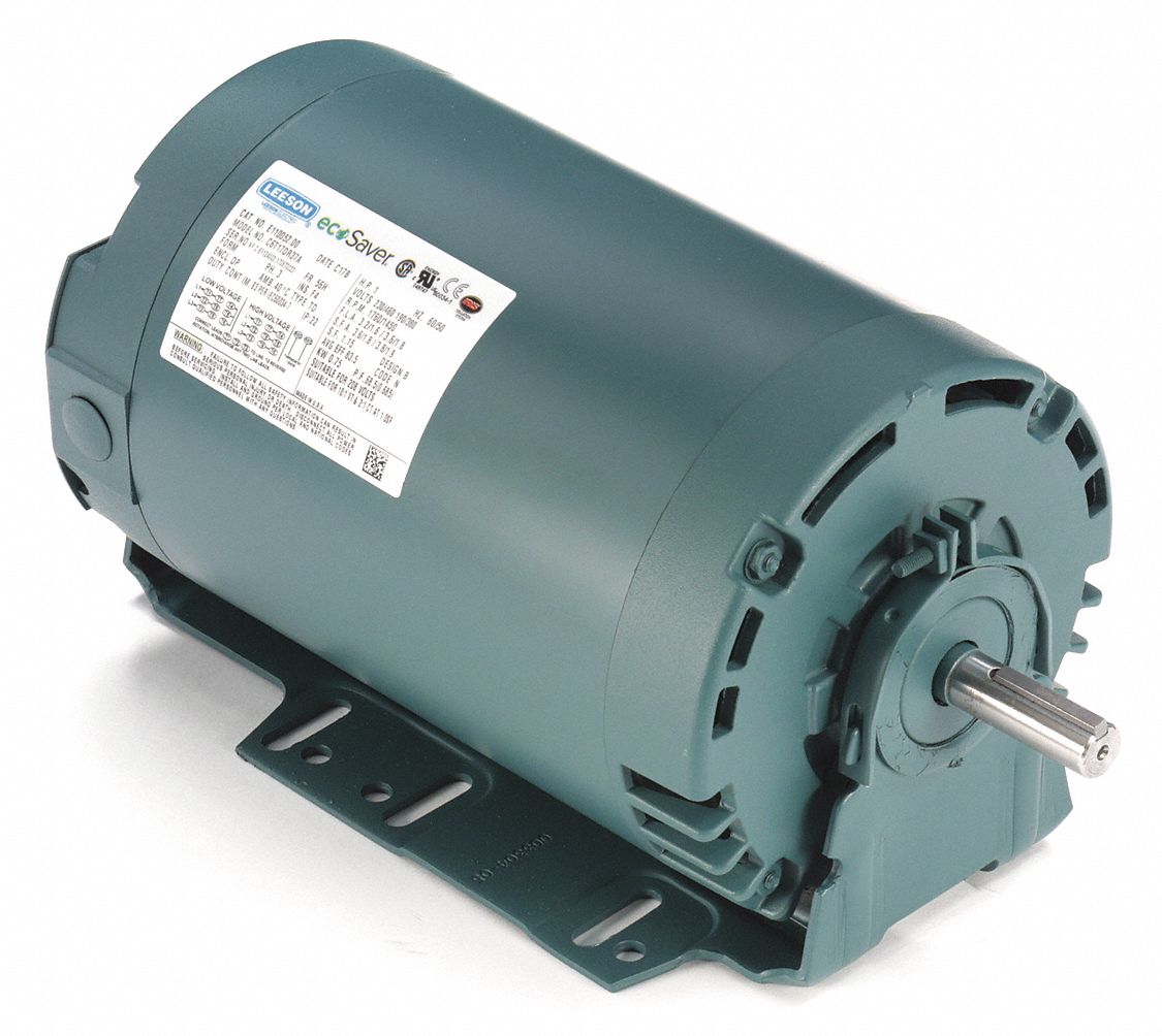 LEESON, Open Drip Proof, Rigid Base Mount, General Purpose Motor ...