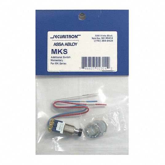 SECURITRON, Mortise Keyswitch, Door Switch - 45CG06|MKS - Grainger