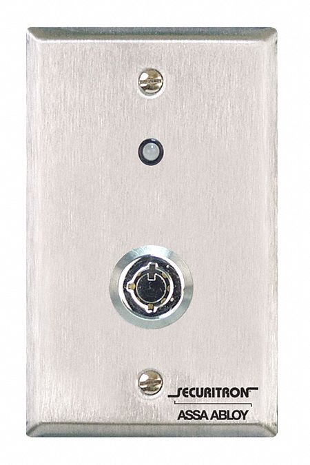 SECURITRON, 2 Position, Series KP1, Key Switch - 45CG70|KP1A - Grainger