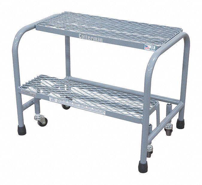 Steel Rolling Platform, 20 in Overall Height, 450 lb Load Capacity ...