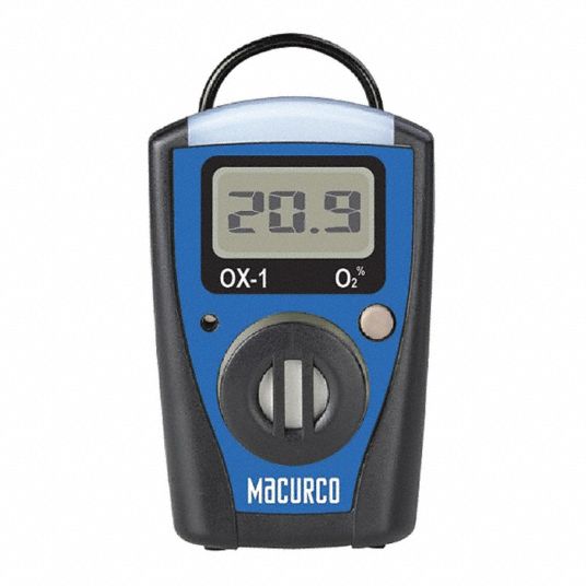 Single Gas Monitor, 0 to 25% vol Sensor Range, Audible, Visual and ...