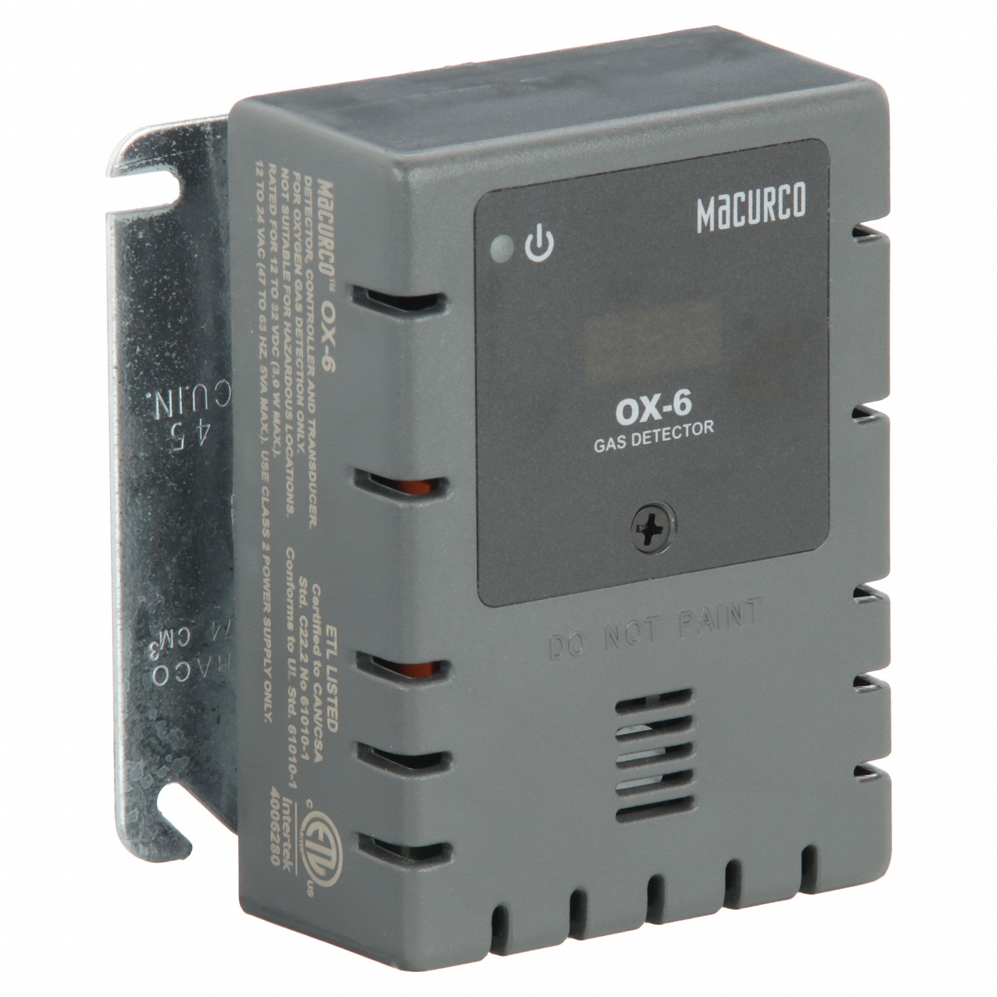 MACURCO, DVP-120, Oxygen, Fixed Gas Detector - 45CJ93|OX-6 - Grainger