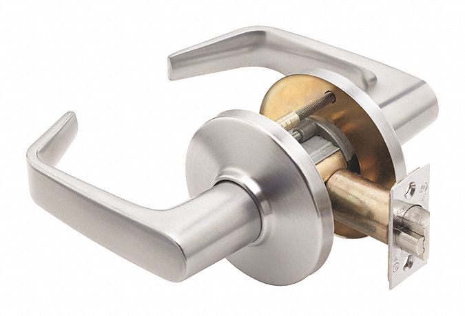 BEST, Privacy Lever Locksets, Chrome, Door Lockset - 45CK67 ...