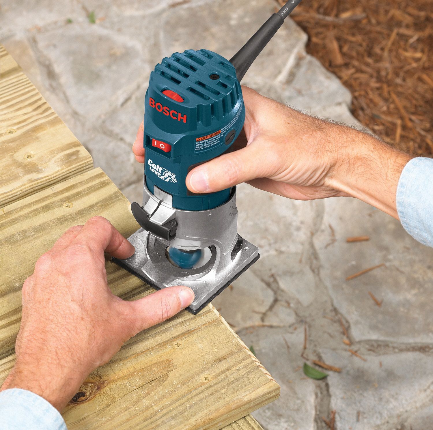 BOSCH Router: Compact, Fixed Base, 1 hp, Variable Speed, 35,000 RPM, 1/ ...