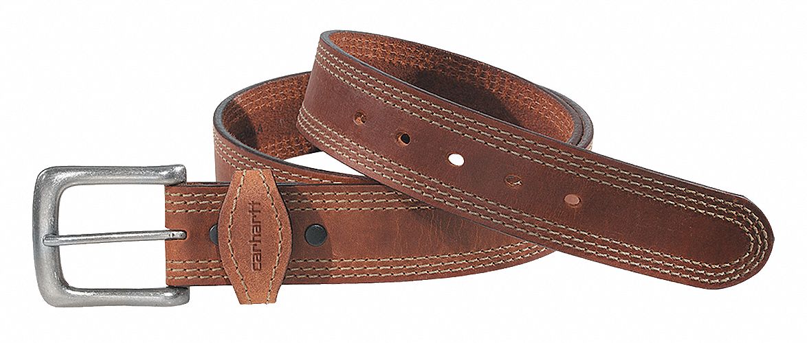 CARHARTT Detroit Belt: Detroit Belt Belt, 50 in Max Waist Size, Brown ...