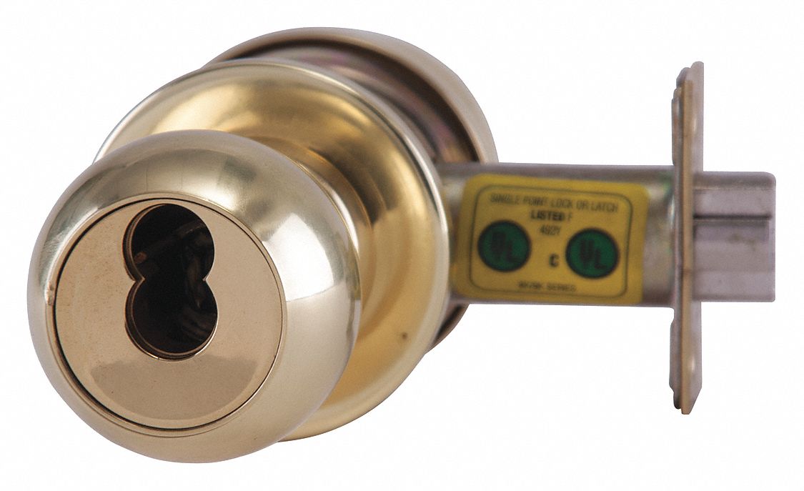 BEST, Office Knob Locksets, Brass, Door Lockset - 45CX07|8K37AB4CS3605 ...