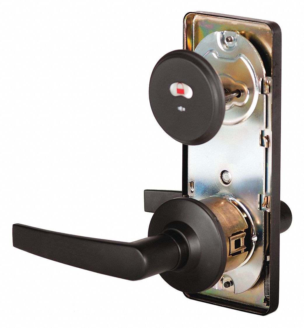 STANLEY, Passage Lever Locksets, Bronze, Door Lockset - 45DE33 ...