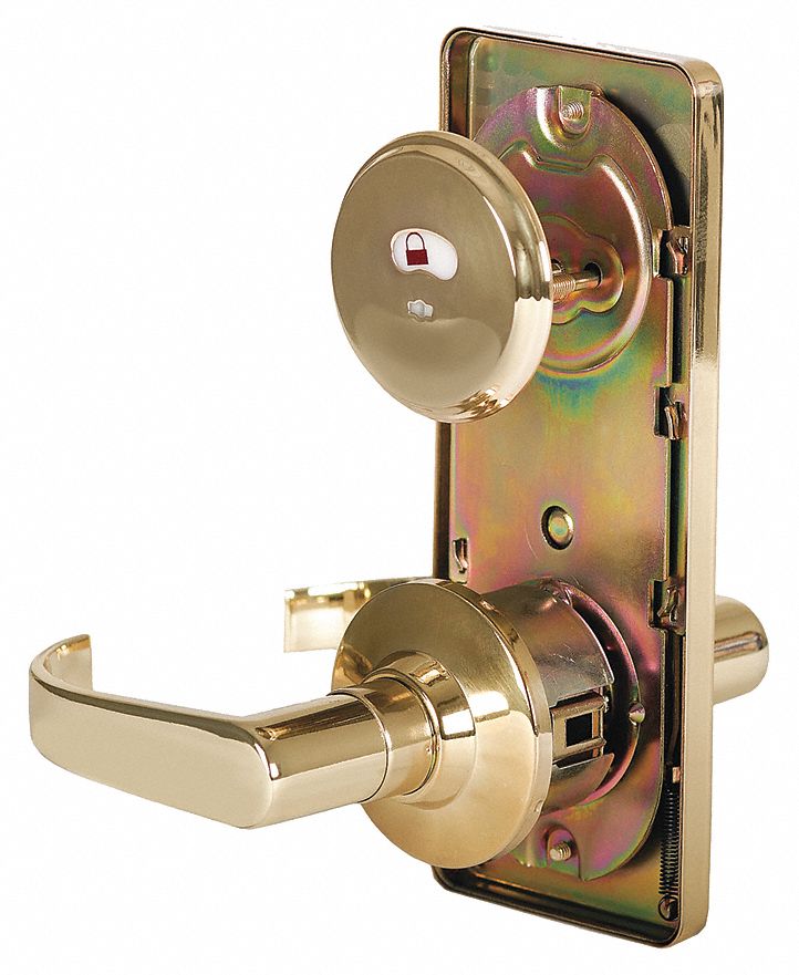 STANLEY, Passage Lever Locksets, Brass, Door Lockset - 45DE40 ...