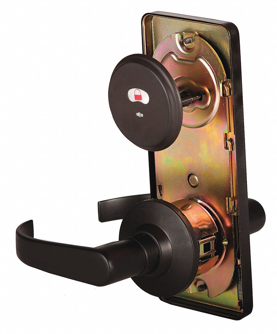 STANLEY, Passage Lever Locksets, Bronze, Door Lockset - 45DE41 ...