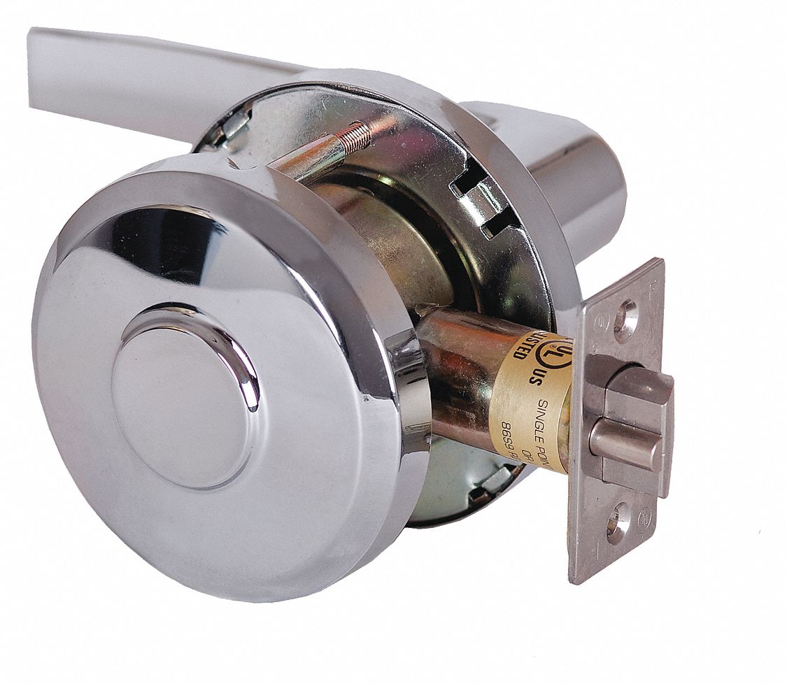 STANLEY, Classroom Security Lever Locksets, Chrome, Door Lockset ...