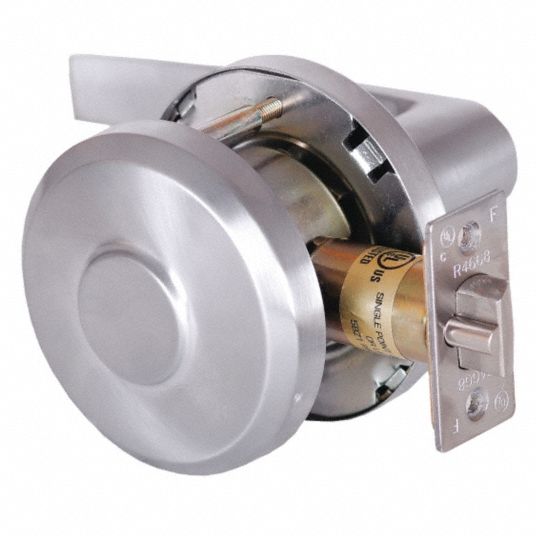 STANLEY, Classroom Security Lever Locksets, Chrome, Door Lockset ...