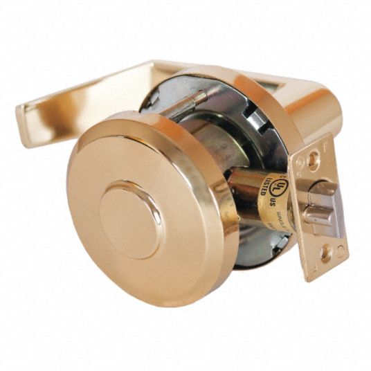 STANLEY, Classroom Security Lever Locksets, Brass, Door Lockset ...