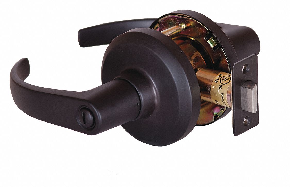 DORMAKABA, Privacy Lever Locksets, Bronze, Door Lockset - 45DE96 ...