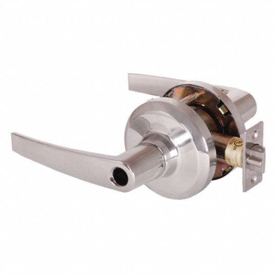 STANLEY, Office Lever Locksets, Chrome, Door Lockset - 45DF03 ...