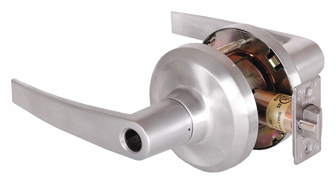 DORMAKABA, Storeroom Lever Locksets, Chrome, Door Lockset - 402U27 ...