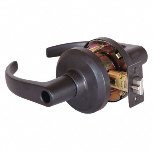 STANLEY, Office Lever Locksets, Bronze, Door Lockset - 45DF09 ...