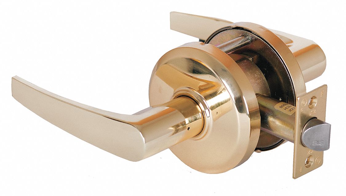 STANLEY, Passage Lever Locksets, Brass, Door Lockset - 45DF26 ...