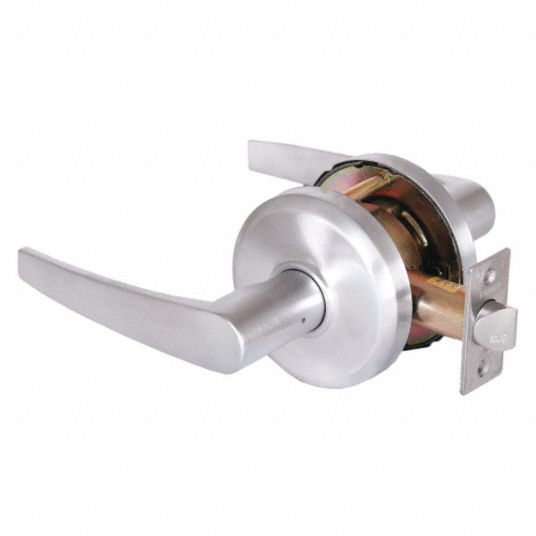 DORMAKABA, Passage Lever Locksets, Chrome, Door Lockset - 45DF30 ...