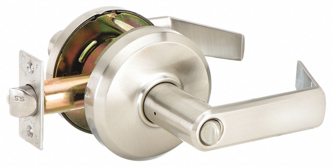DORMAKABA, Office Lever Locksets, Nickel, Door Lockset - 45DF57 ...