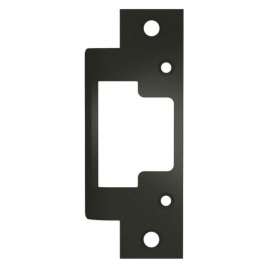 HES, 1 1/4 in Wd, 4 7/8 in Ht, Electric Strike Faceplate - 45DJ61|801 ...