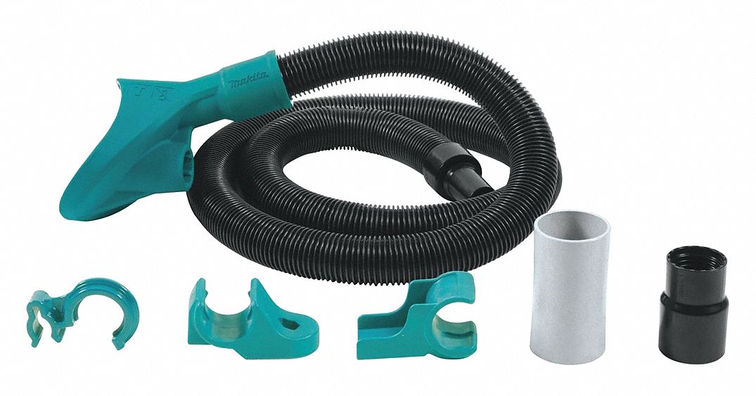 MAKITA Dust Extraction Tool Attachment: On-Tool, Separate Vacuum, 2 in ...