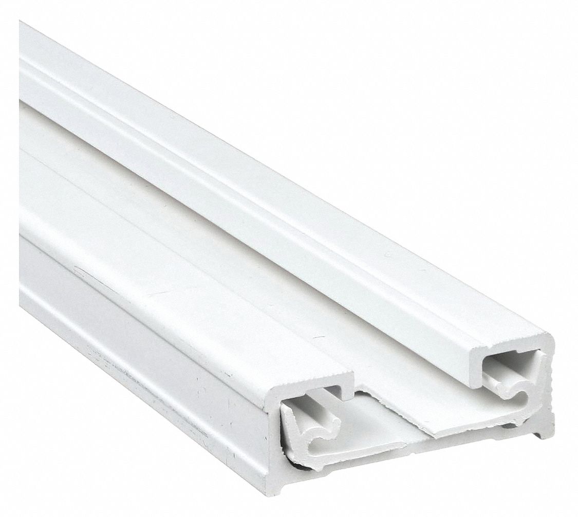 J Compatible with Track, White, Track Section - 45DN56|R 2FT WH - Grainger