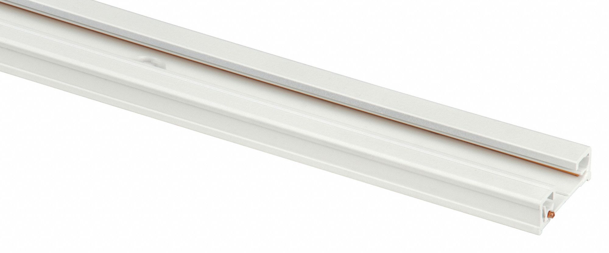 JUNO LIGHTING Track Section: J Compatible with Track, White, 1 Circuits ...