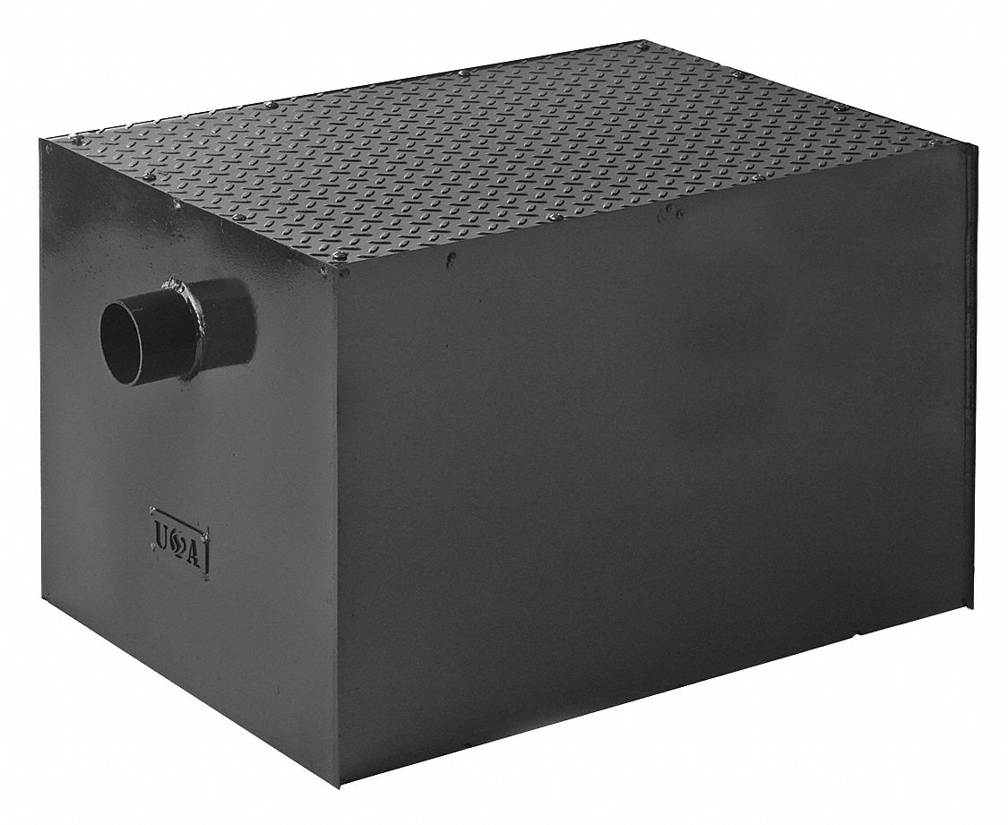 SMITH LIGHT COMMERCIAL GREASE INTERCEPTOR,CAPACITY 100,50 PSI - Drain ...